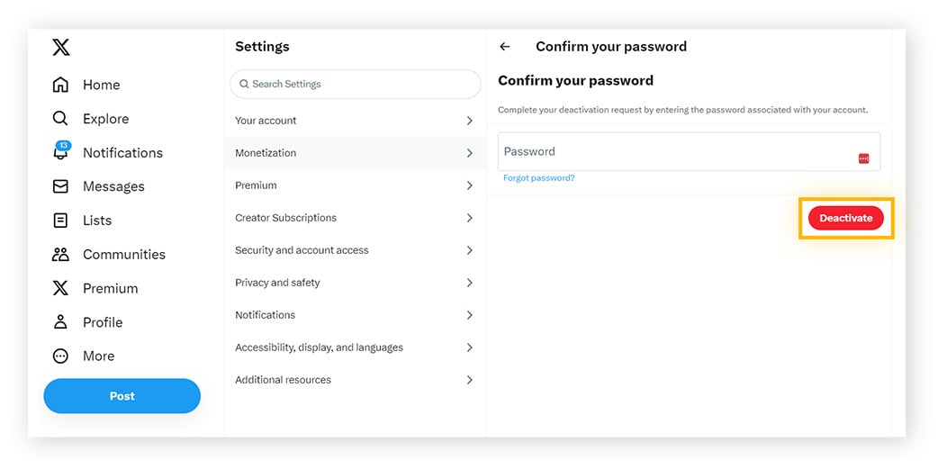 How to Delete Your X (Twitter) Account - Wiziwiz